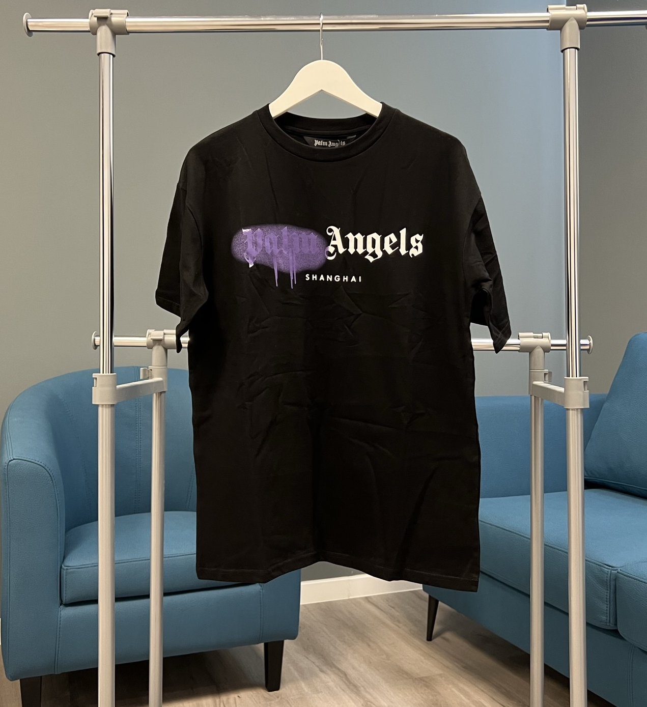 Palm Angles t-shirt Sprayed Shangai Preta – Entrega em 1 Dia – Central ...