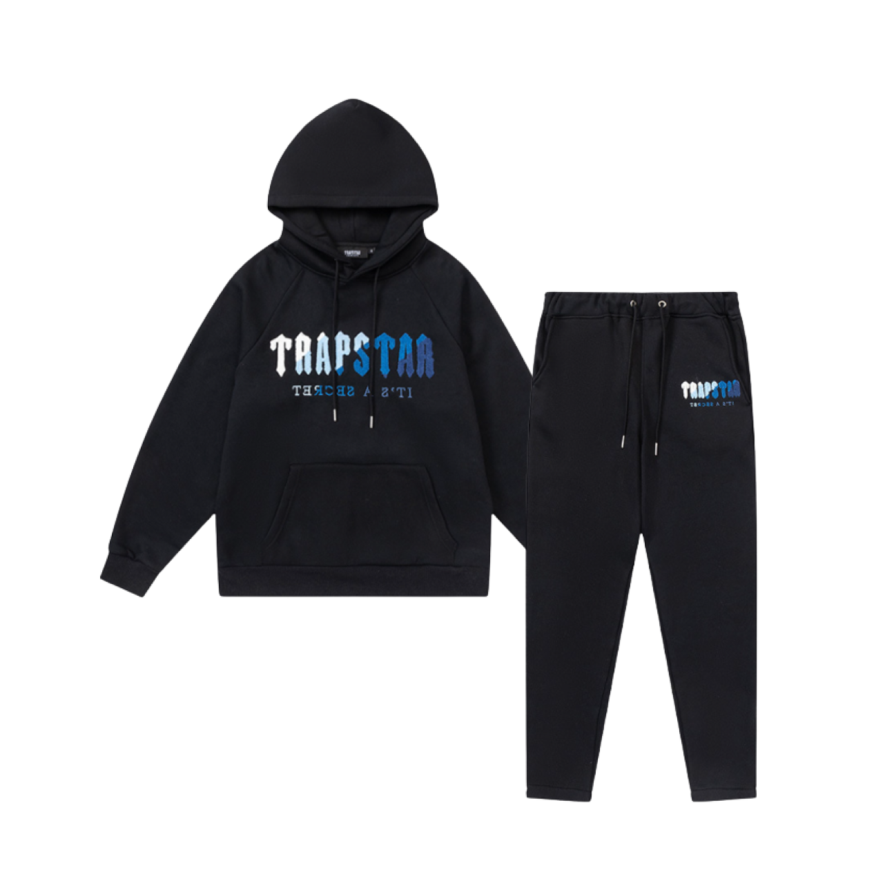 Trapstar Decoded Hooded Tracksuit – Preto – Central Sports