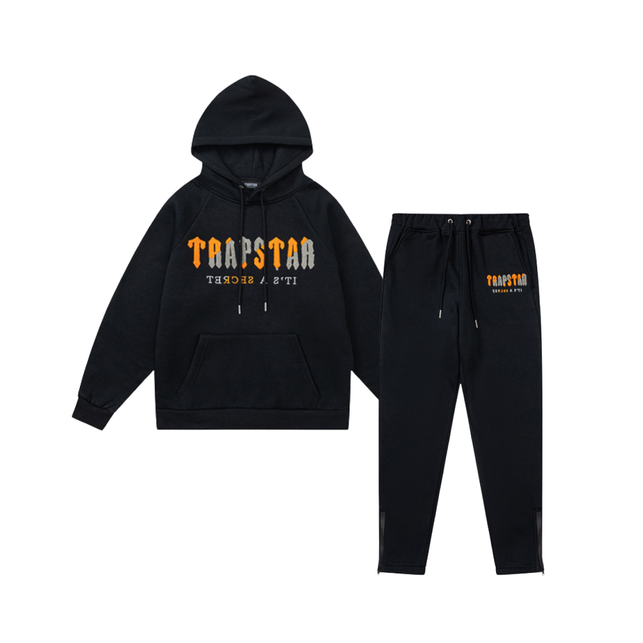 Trapstar Decoded Hooded Tracksuit – Preto – Central Sports